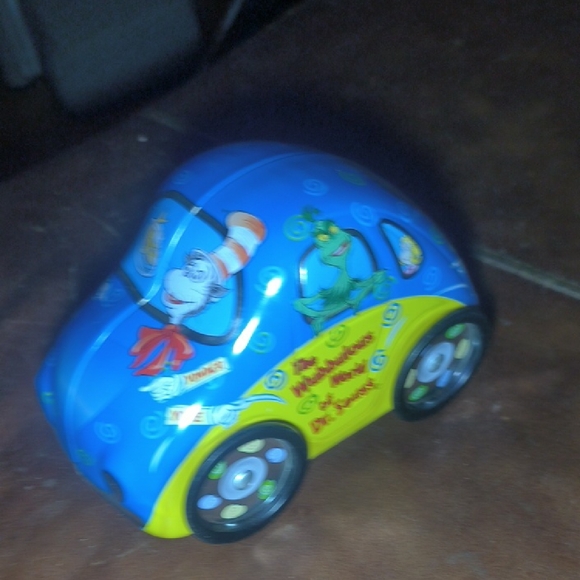 Dr. Seuss | Toys | Dr Seuss Blue And Yellow Toy Car | Poshmark